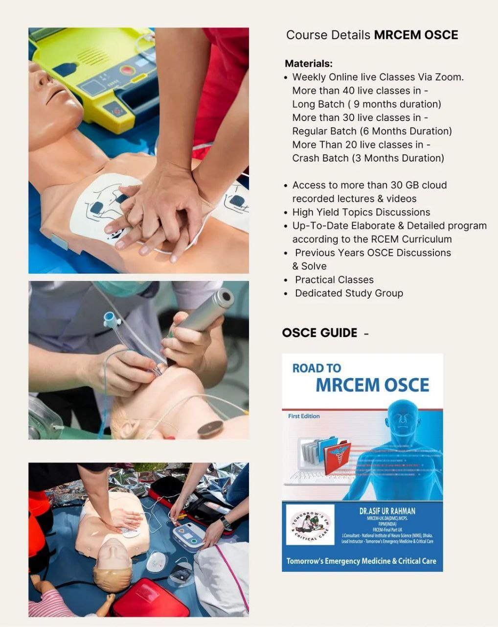 A Comprehensive Guide for Success in MRCEM OSCE - MRCEM-UK Primary, SBA & OSCE